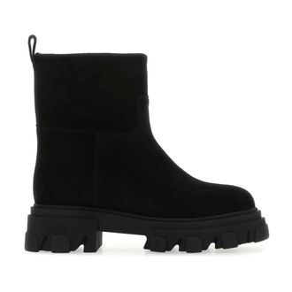 Gia Borghini Femme, Chaussures, Noir, Taille: 41 EU Bottes de cheville en daim noir