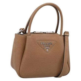 Prada Sac bandouli&egrave;re mini vintage doccasion - Femme - Pre-owned - Brun - Taille: ONE Size