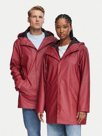 Hunter Regenjacke Raincoat HARU0003242 Dunkelrot Regular Fit