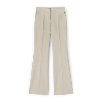 Motivi Schlaghose aus Twill - - Trousers - Damen - Wei&szlig; - S