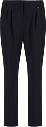Herno Femme, Pantalons, Noir, Taille: 38 FR Pantalon en laine fluide