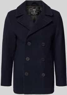 Superdry Zweireiher mit Reverskragen und Eingrifftaschen