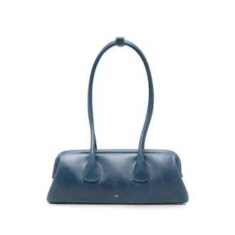 Osoi Mini Boat Wide Leather Shoulder Bag