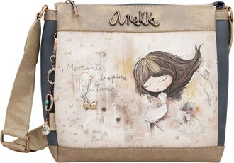 Anekke Umh&auml;ngetasche f&uuml;r Damen, Beige, mehrfarbig, Medium