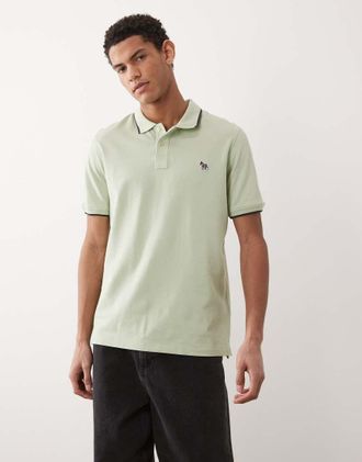 Paul Smith Polo classique &agrave; logo z&egrave;bre - Vert clair