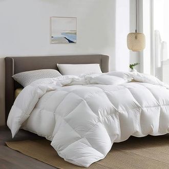 Serta Weiße Daunenfaser mit Fadenzahl 300, extra warm, für Doppelbett