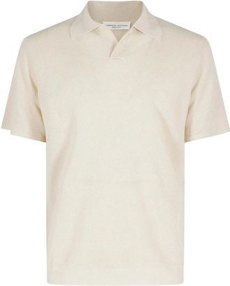 Roberto Collina Homme, Tops, Brun, Taille: XL Polo MC Punto Piquet