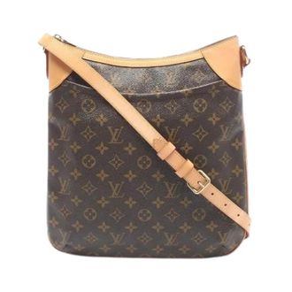 Louis Vuitton Pre-owned Odeon MM Monogram Coated Canvas Schultertasche - - Pre-owned - Damen - Braun - ONE SIZE