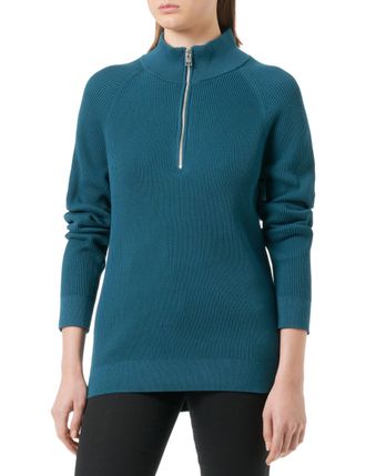 s.Oliver Damen 10.3.11.17.170.2133820 Pullover, 6904 petrol, S