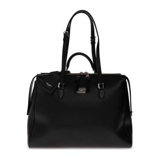 Dolce & Gabbana Sac Vittoria en cuir - Homme - Sacs - Noir - Taille: ONE Size