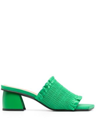 Ganni mules Smock 65 mm - Vert