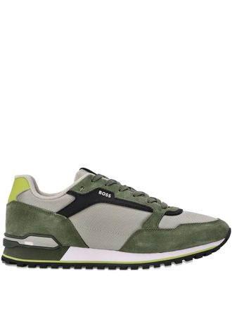 BOSS Laufschuhe mit Mesh-Einsatz - Gr&uuml;n