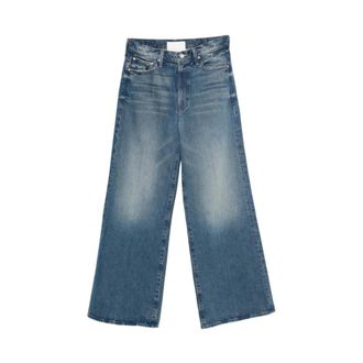 Mother Ditcher Wide-Leg Jeans - - Jeans - Damen - Blau - W27