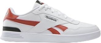 Reebok Femme Court Advance Clip Sneaker, White/Brickred/Black, 42 EU