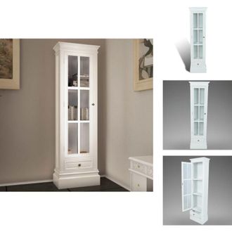vidaXL Vidaxl - B&uuml;cherregal 3 F&auml;cher Wei&szlig; Holz - B&uuml;cherregal - Holzschrank - Wohnraumorganisation - Sideboard - Garderobe