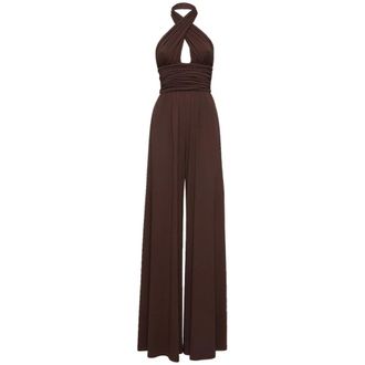 Michael Kors Eleganter Jumpsuit - - Jumpsuits & Playsuits - Damen - Braun - S