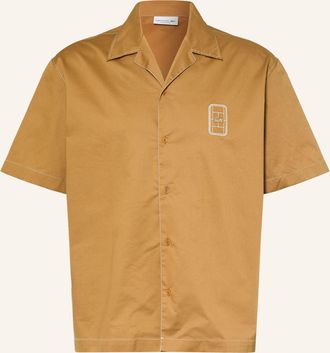 Lacoste Resorthemd Relaxed Fit braun