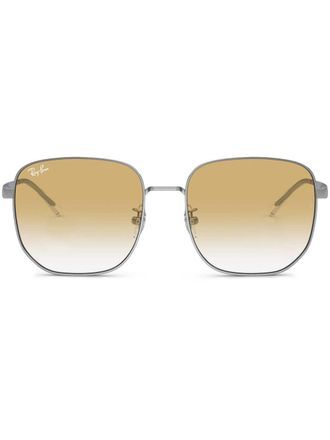 Ray-Ban lunettes de soleil &agrave; monture carr&eacute;e - Argent