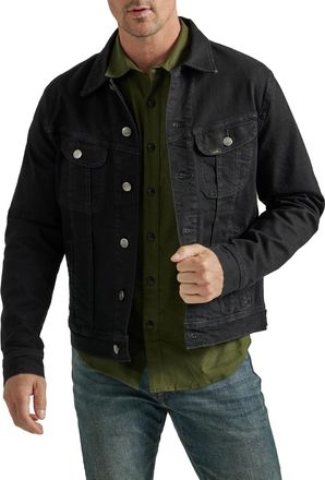 Lee Herren Legendary Classic Rider Jacke, Überfärbtes Schwarz, S