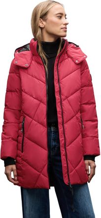 Street One Damen 2005448 Steppjacke in Midi-Länge, Carpet red, 42