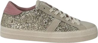 D.A.T.E. D.a.t.e., Femme, Chaussures, Gris, Taille: 38 EU Hill Low Glitter