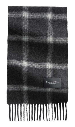 Marc O'Polo Schal Scarf Multi/Dark Grey Melange dunkelgrau