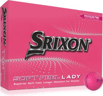 Srixon Soft Feel Lady8 - Golfb&auml;lle mit geringer Kompression - Dutzend Golfb&auml;lle f&uuml;r Damen - Golfgeschenke und Golfzubeh&ouml;r