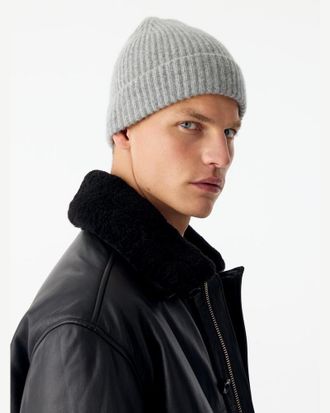 Arket Beanie Aus Kaschmir Und Wolle -Grau