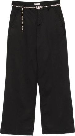 Liu Jo Femme, Pantalons, Noir, Taille: W31 Pantalon &Eacute;vas&eacute; Taille Haute
