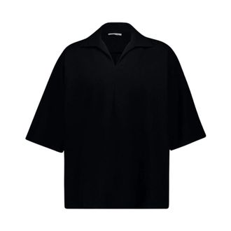 Fear of God Homme, Tops, Noir, Taille: XS Polo en laine vierge