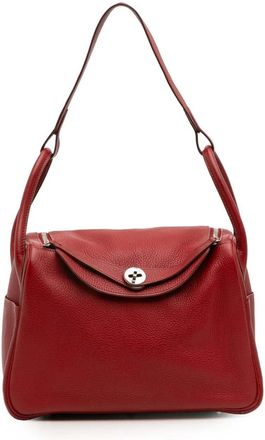 Hermès Hobo Bags - Clemence Lindy 30 - Gr. unisize - in Rot - für Damen