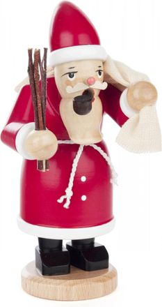 Rudolphs Schatzkiste Mini-Räuchermann Weihnachtsmann 7x14x6 NEU Rauchfigur Räucherfigur Räuchermännel Erzgebirge