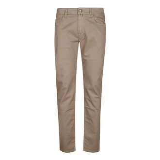Jacob Cohen Gabardine Tinto Capo - - Trousers - Herren - Grau - W35