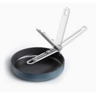 Joseph Joseph Antihaft-Bratpfanne Joseph Joseph Space de 23 cm (5,4 qt), Klappgriff de Edelstahl, induktions- und backofengeeignet, platzsparend und leicht zu