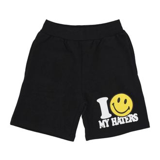 Market Smiley Haters Sweatshorts - - Shorts - Herren - Schwarzk - XL