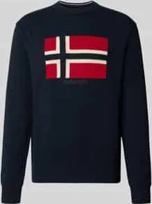 Napapijri Strickpullover aus reiner Baumwolle Modell MURA