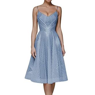 Generic Robe De Soir&eacute;E Chic Et Glamour Jupe Pliss&eacute;E Bleu Marine Robe Longue Bicolore Jupe Coton Longue Robe Mi Longue Mariage Robe Maille Robe Longue Rouge No