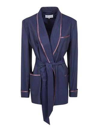 Maison Margiela Manteau Court - Bleu