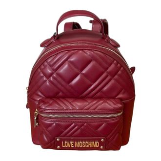 Love Moschino Gesteppter Rucksack - - Bags - Damen - Rot - ONE SIZE