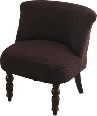 Generic Stretch Bezug F&uuml;r St&uuml;hle Ohne Armlehnen, Jacquard Stoff Spannbezug Waschbar Mit Rutschsicherung, Hunde Freundlicher M&ouml;belschutz F&uuml;r Sessel, Wohnzimmer