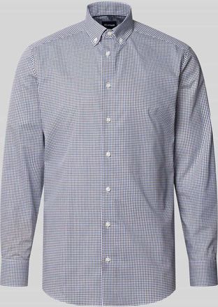Olymp Regular Fit Businesshemd mit Button-Down-Kragen