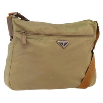 Prada Sac Bandouli&egrave;re Vintage Pre-owned - Femme - Pre-owned - Beige - Taille: ONE Size