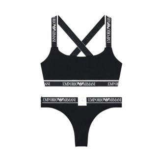 Emporio Armani Ew001905Af15345 - - Underwear - Damen - Schwarzk - S