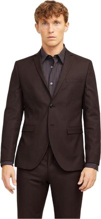 Jack & Jones Jack And Jones - Solaris Blazer f&uuml;r Herren, Einreihig (Braun)