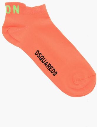 Dsquared2 ICON Low-Cut Fluorescent Socks with Contrasting Logo size 40