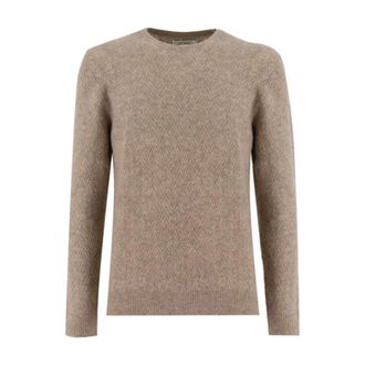 MC2 Saint Barth Gerippter Pullover mit Besticktem Logo - - Knitwear - Herren - Beige - XL