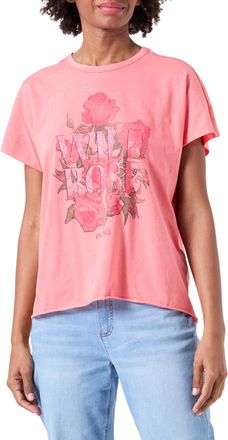 Only Onllucy Life S/S Roses Top Box JRS