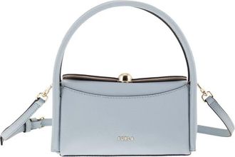 Furla Hobo Bags - Nicole - Mini Leather Bag - Gr. unisize - in Wei&szlig; - f&uuml;r Damen
