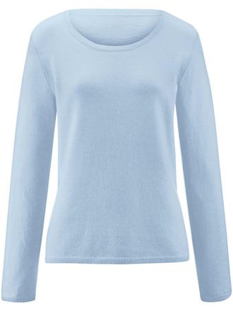 Peter Hahn Rundhals-Pullover aus 100% Premium-Kaschmir Peter Hahn blau