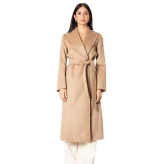 Max Mara Femme, Manteaux, Brun, Taille: 38 FR Cappotto in lana vergine